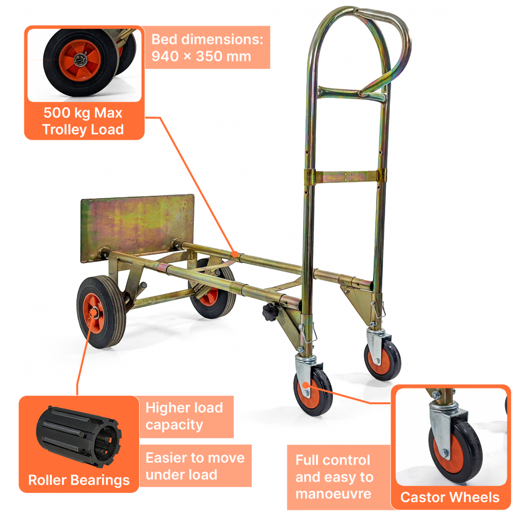 Zero Pro Hand Truck | Heavy Duty Sack Barrow | Forest Master