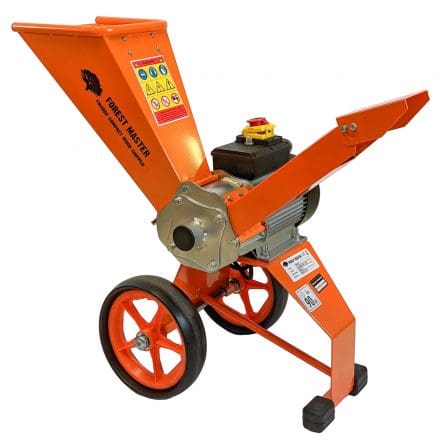FM4DDE Compact Electric Wood Chipper 4HP – Direct Drive, Rotable Hopper ...