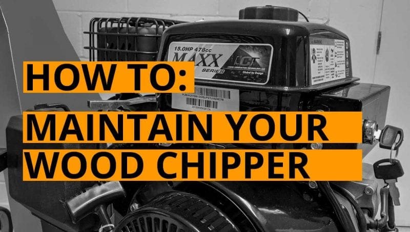How To Maintain Your Petrol Wood Chipper | Forest Master