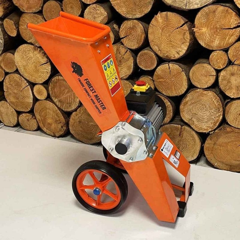 Compact 4HP Electric Garden Shredder Mulcher FM4DDE-MUL | Forest Master