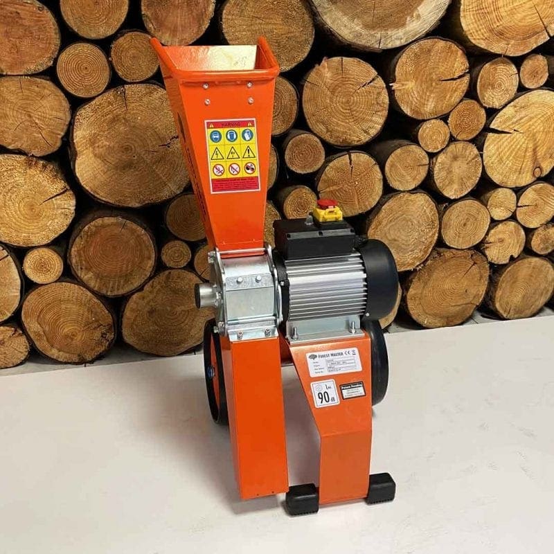 Compact 4HP Electric Garden Shredder Mulcher FM4DDE-MUL | Forest Master