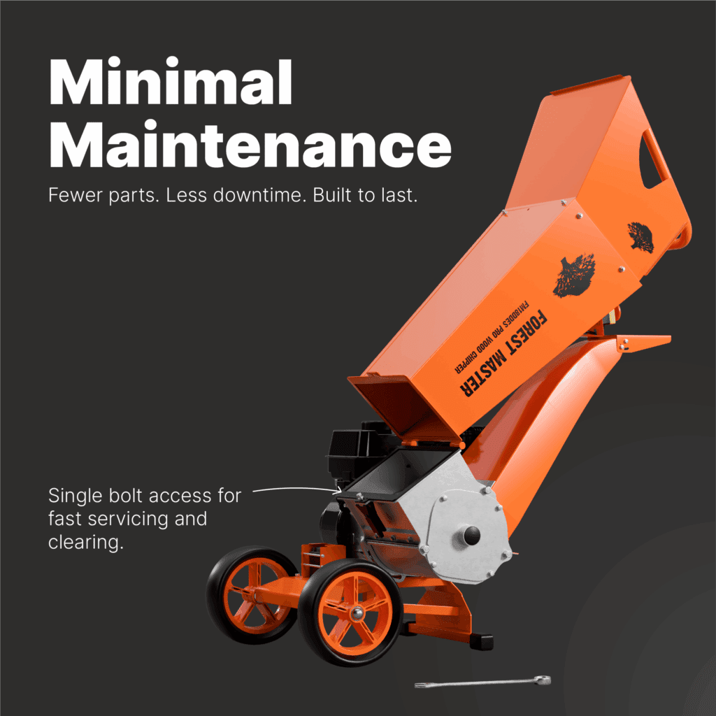 Professional 18HP Petrol Wood Chipper & Garden Shredder FM18DDES ...