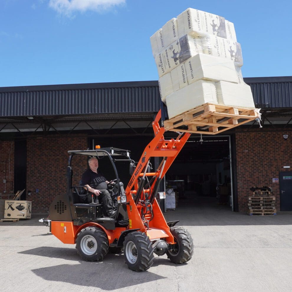 Electric Heavy Duty Loader & Forwarder - Heavy Lifting With Zero ...