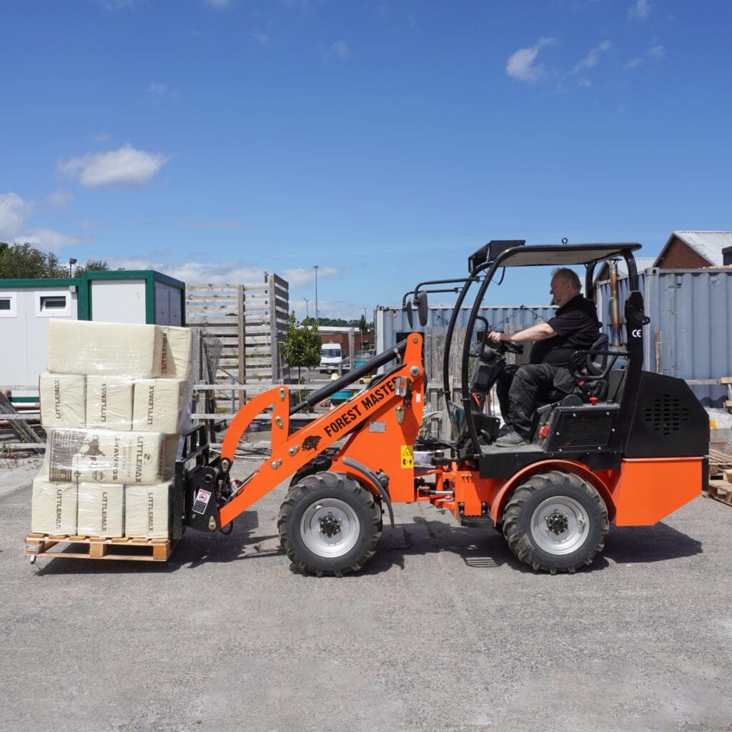 Electric Heavy Duty Loader & Forwarder - Heavy Lifting With Zero ...