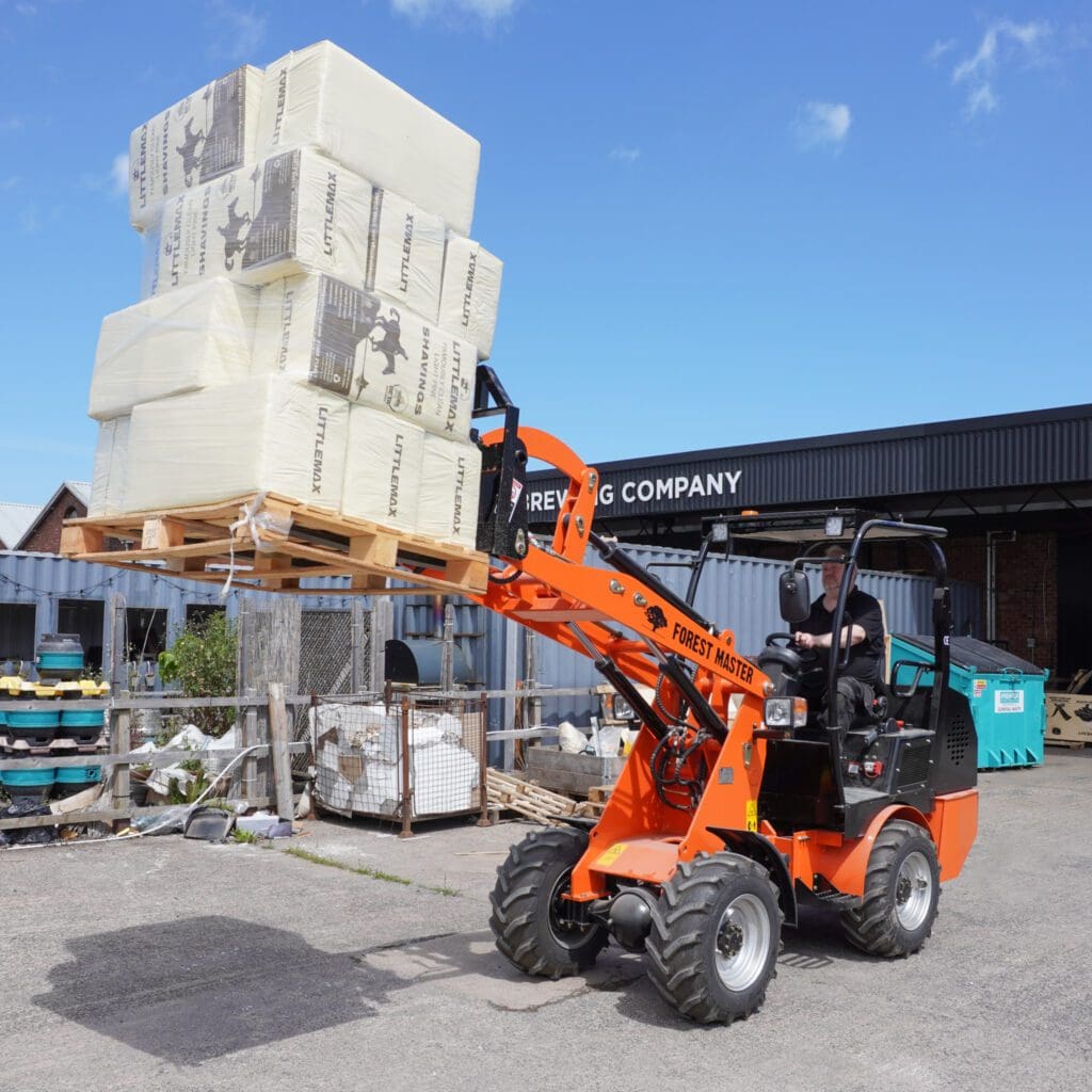 Electric Heavy Duty Loader & Forwarder - Heavy Lifting With Zero ...