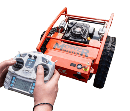 Remote Control Lawn Mower - Petrol 7 Hp 'MM-LM550' Crawler Mower ...