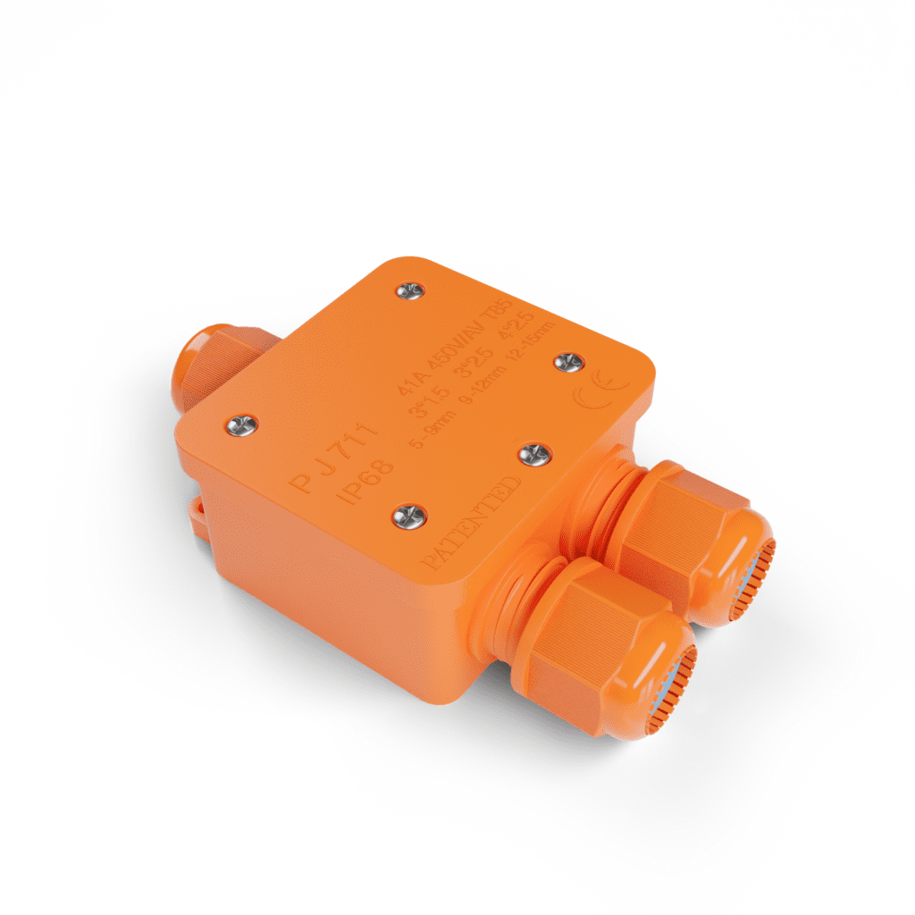 IP68 Waterproof Junction Box - 1 In, 1 Out / 1 In, 2 Out (2-Way / 3-Way ...