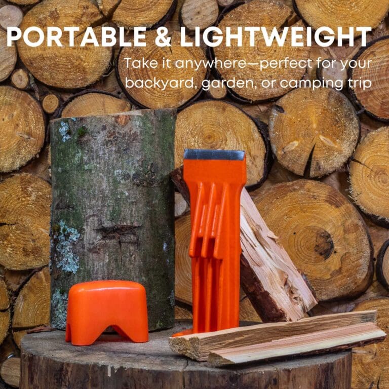 FM9LS 9" Manual Kindling & Log Splitter – Portable Precision And Safety For All Your Wood ...