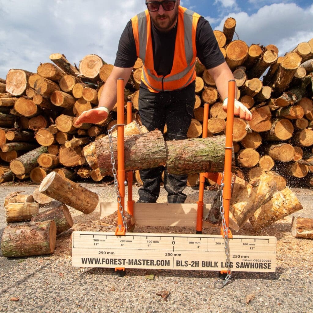 Bulk Log Sawhorse BLS-2H – Compact Precision For Multi-Log Cutting ...