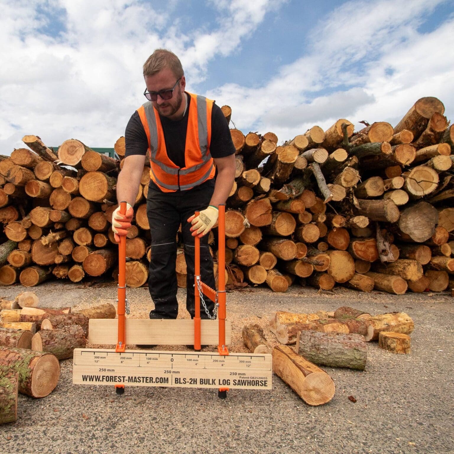 Bulk Log Sawhorse BLS-2H – Compact Precision For Multi-Log Cutting ...