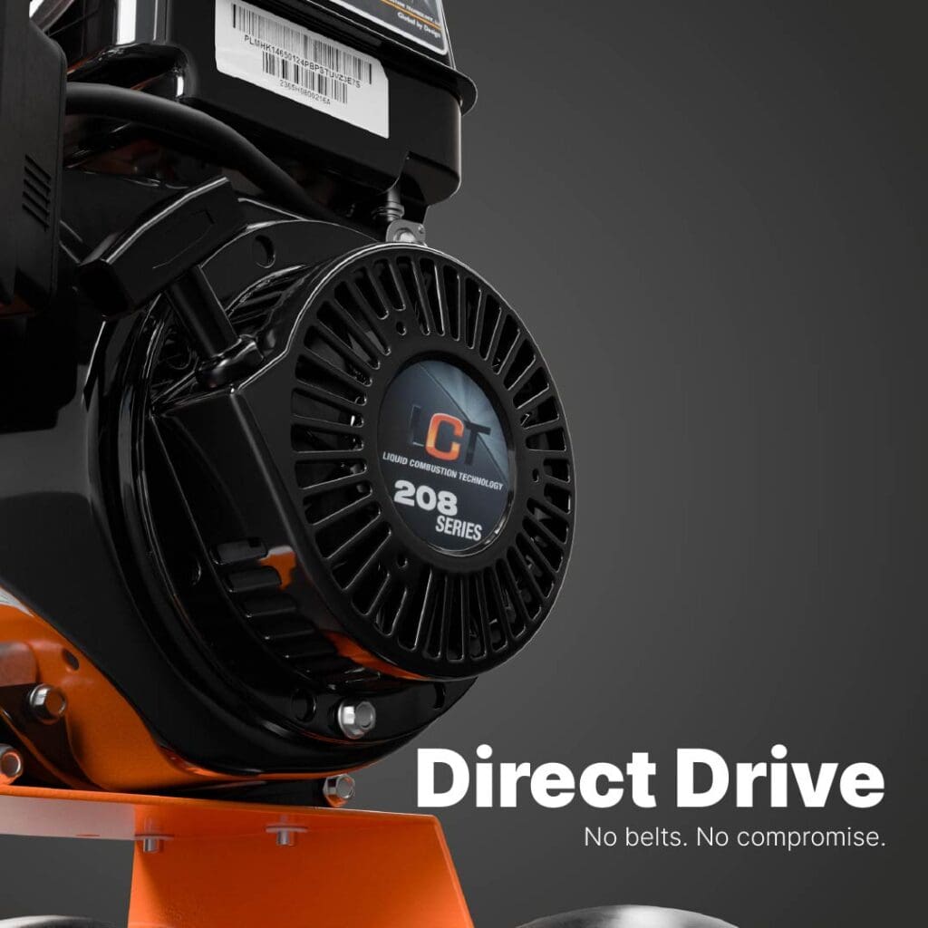 FM6DD Compact 6HP Petrol Wood Chipper – Direct Drive, Rotatable Hopper ...