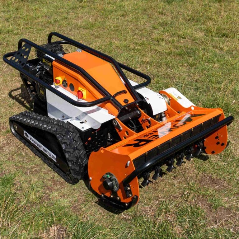 LM-800F Remote Control Flail Mower – 18HP Petrol, 780mm Cut Width, 48 ...