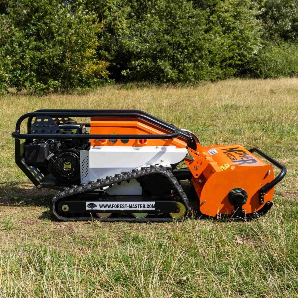 LM-800F Remote Control Flail Mower – 18HP Petrol, 780mm Cut Width, 48 ...