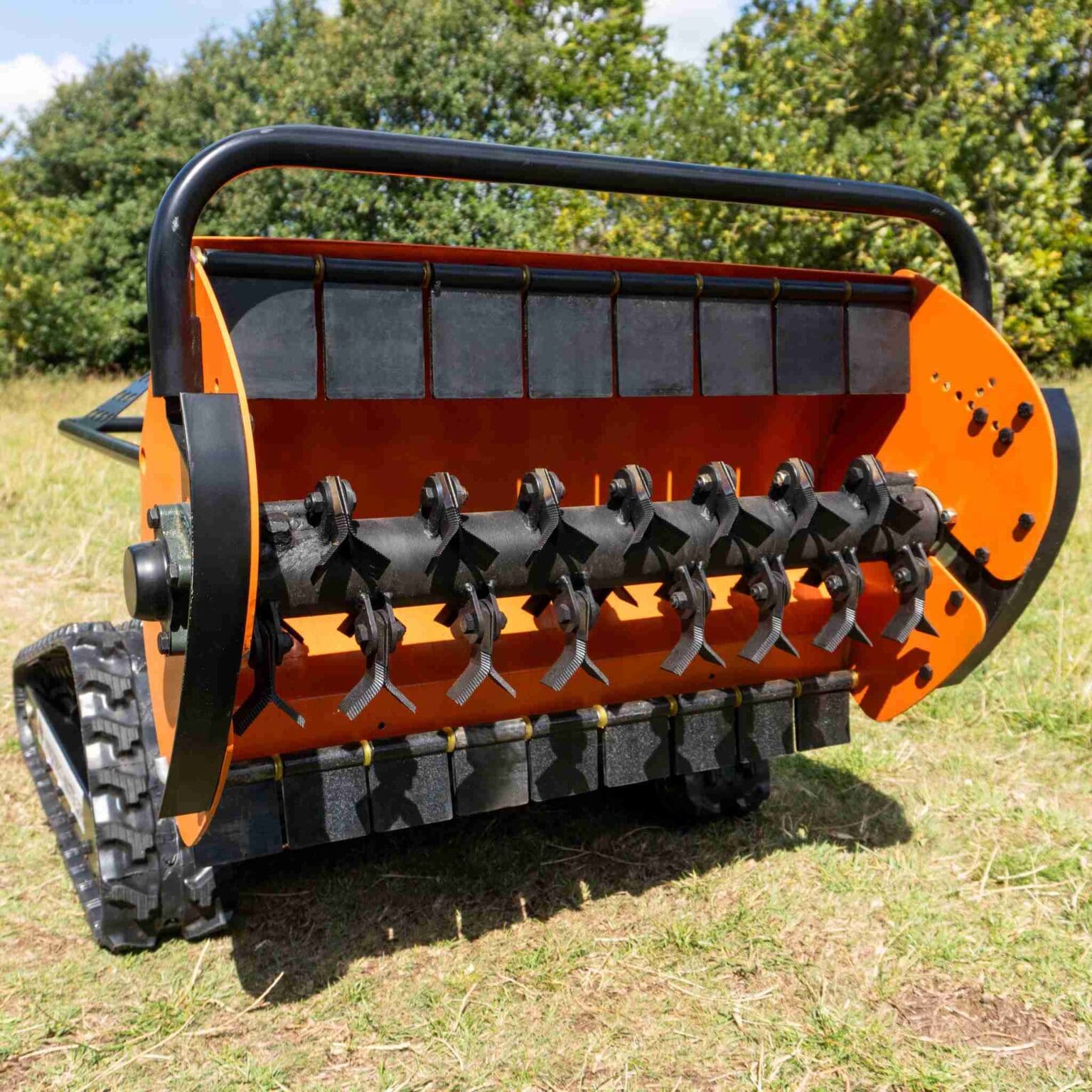 LM-800F Remote Control Flail Mower – 18HP Petrol, 780mm Cut Width, 48 ...